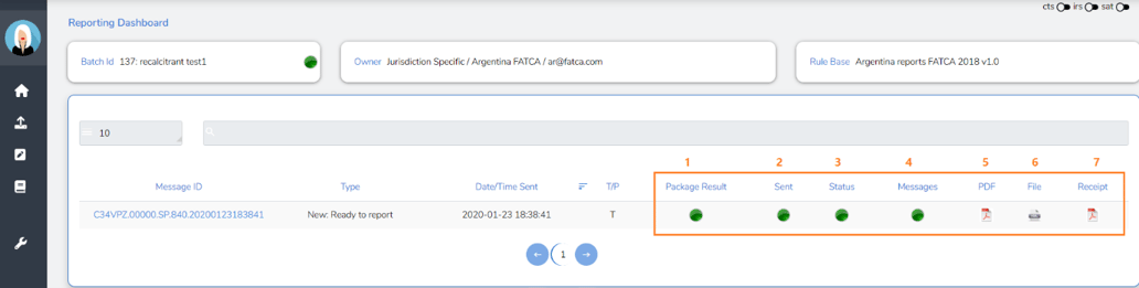 4.1 FATCA Model 2 & Non-IGA; How to see FATCA Submission Results?